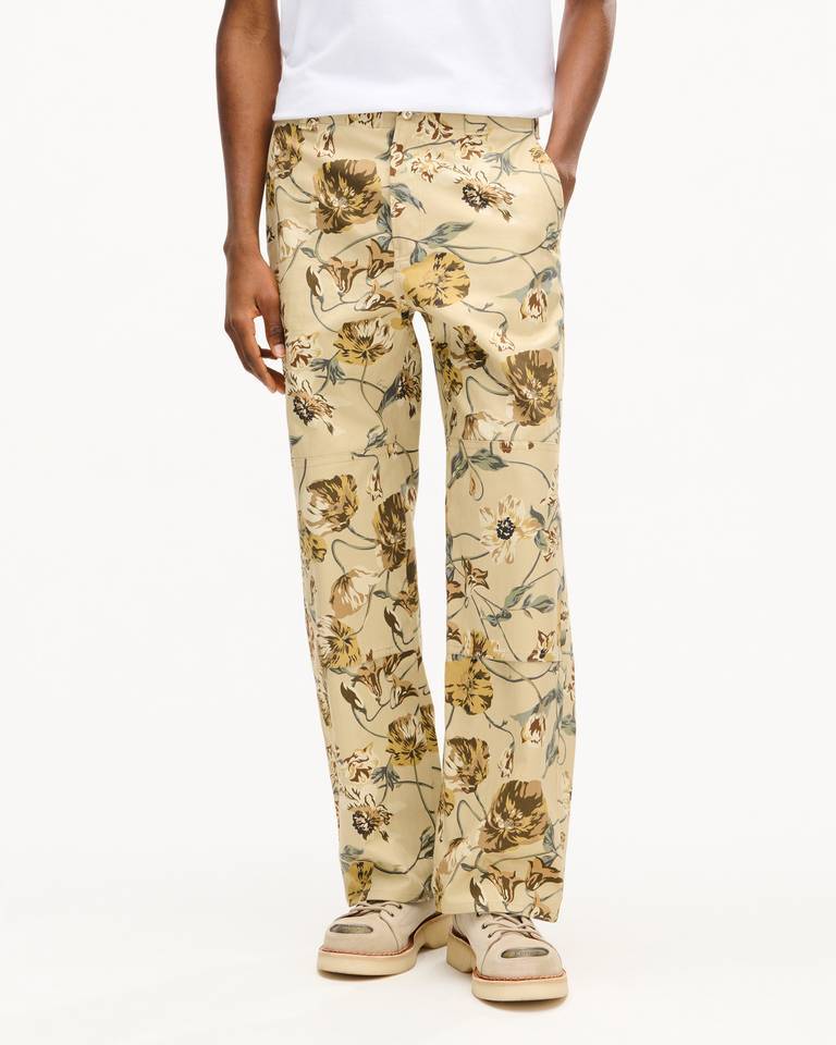 KENZO Kenzo Floral Wide-Leg Jeans